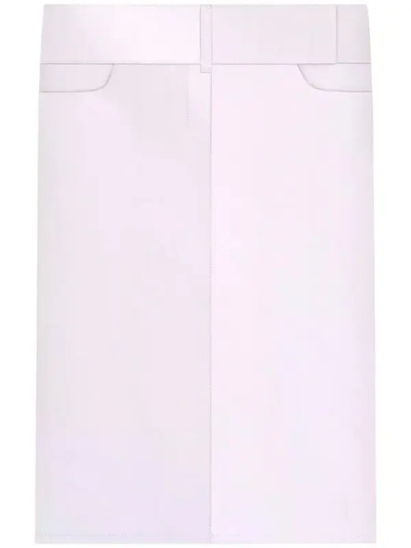 COURREGES Belted Midi Skirt - Pink