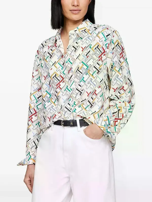 Tommy Hilfiger Monogram-pattern Shirt