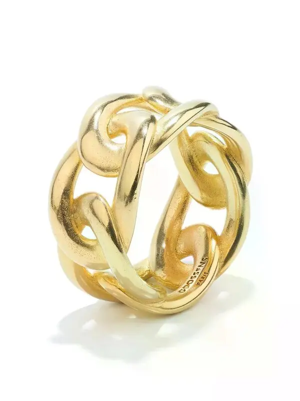 GOOSSENS Lhassa Chain-link Ring - Gold