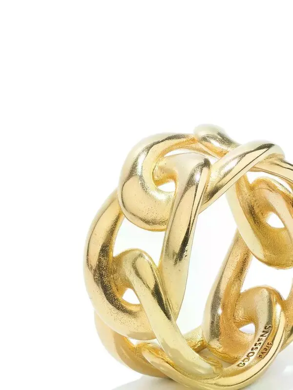 GOOSSENS Lhassa Chain-link Ring - Gold
