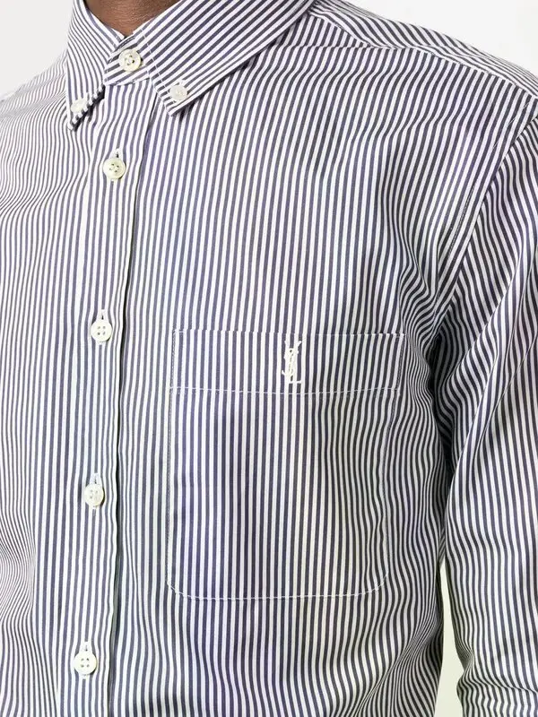 Saint Laurent Striped Button-down Shirt