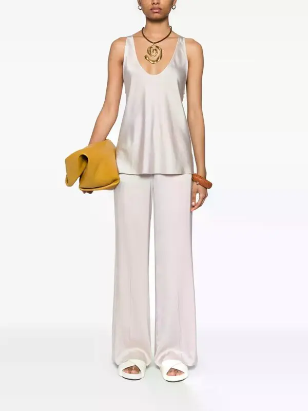 FORTE_FORTE Satin Palazzo Pants