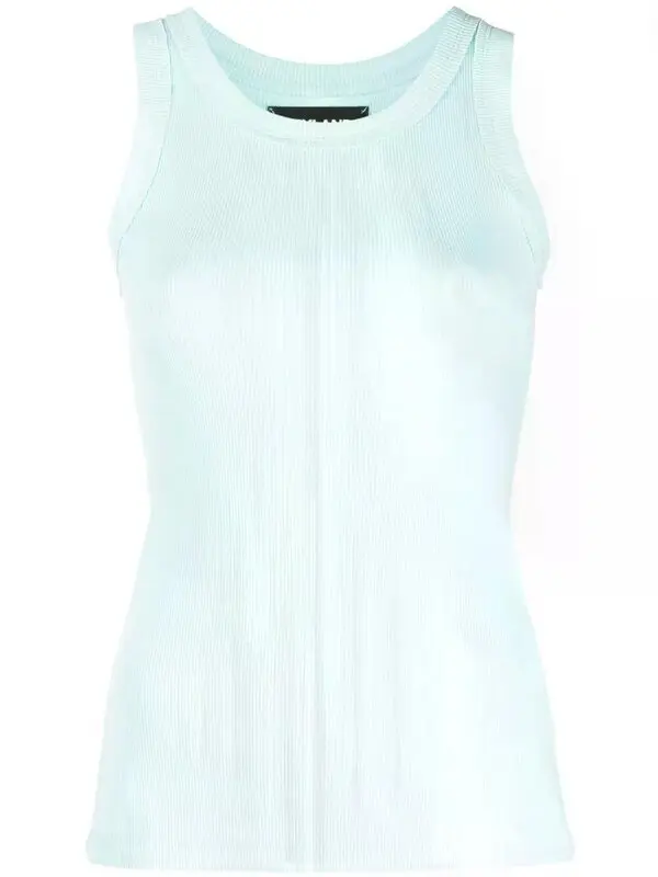 STYLAND Fitted Tank Top - Blue