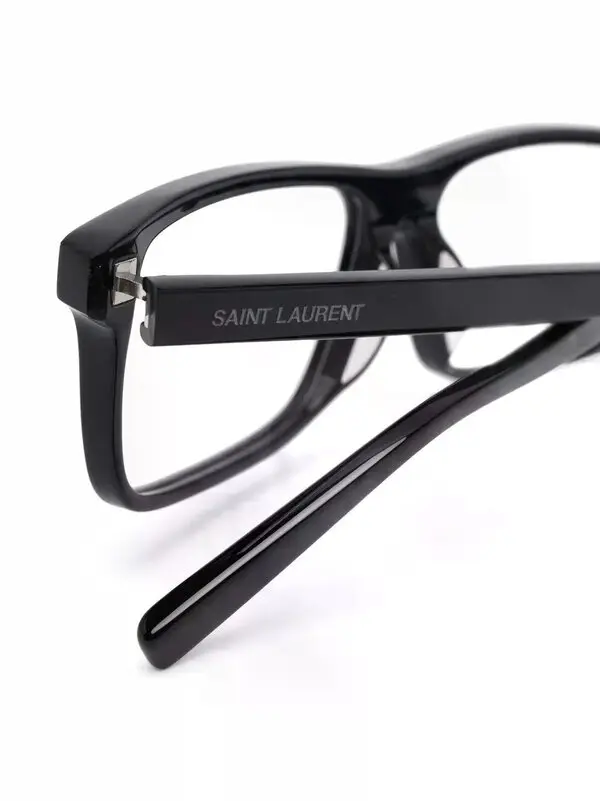 Saint Laurent Square Frame Glasses - Black