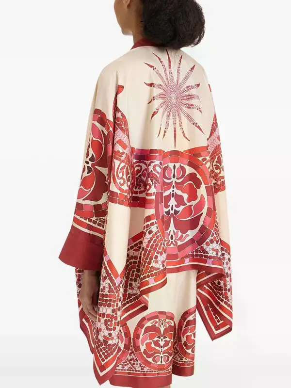 La DoubleJ Silk Foulard Shirt - Red