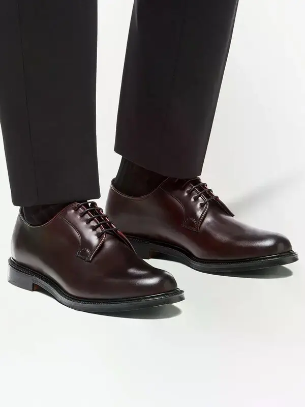 Church's Shannon Leather Derby Shoes - Red