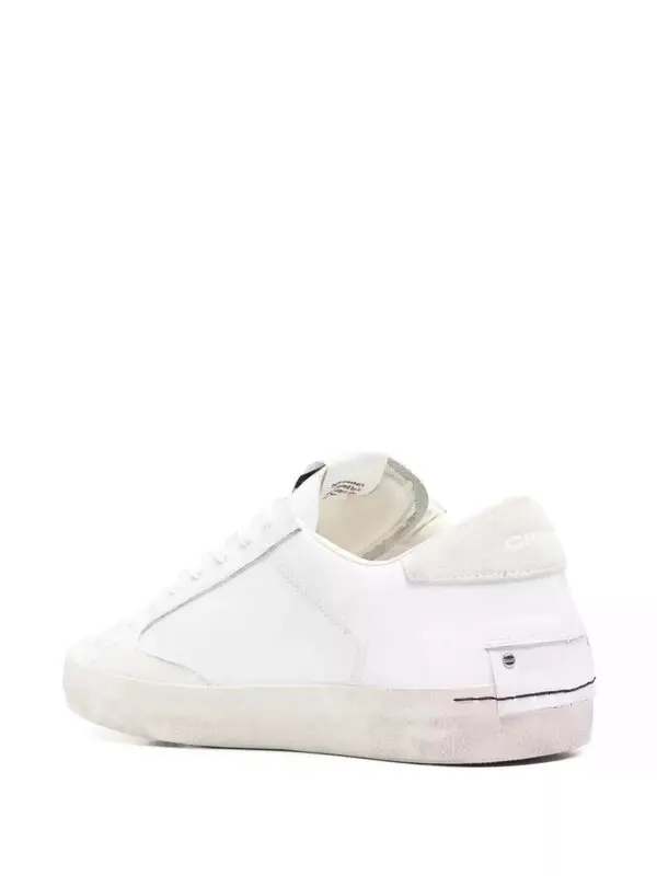 CRIME LONDON Distressed Low Top Sneakers