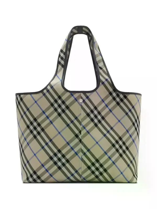 Burberry Check Tote Bag - Neutrals