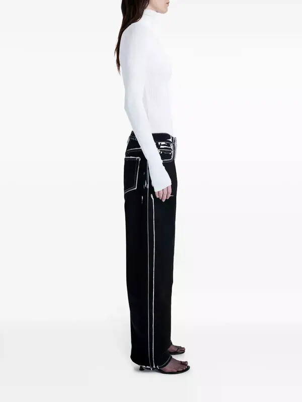Proenza Schouler Ribbed Knit Roll Neck Jumper
