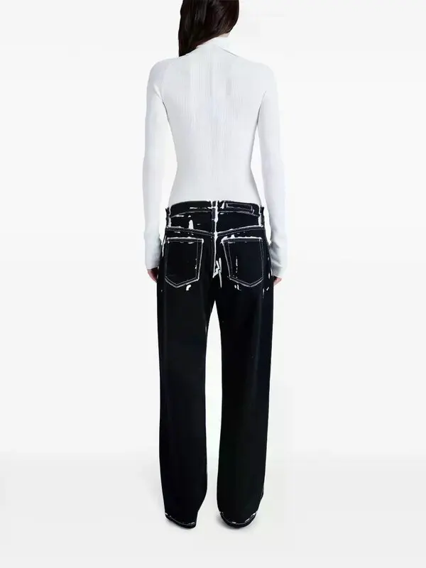 Proenza Schouler Ribbed Knit Roll Neck Jumper