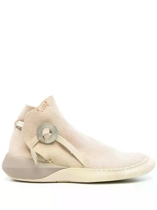 Visvim Gila Moc Mid Ii-folk Suede Sneakers