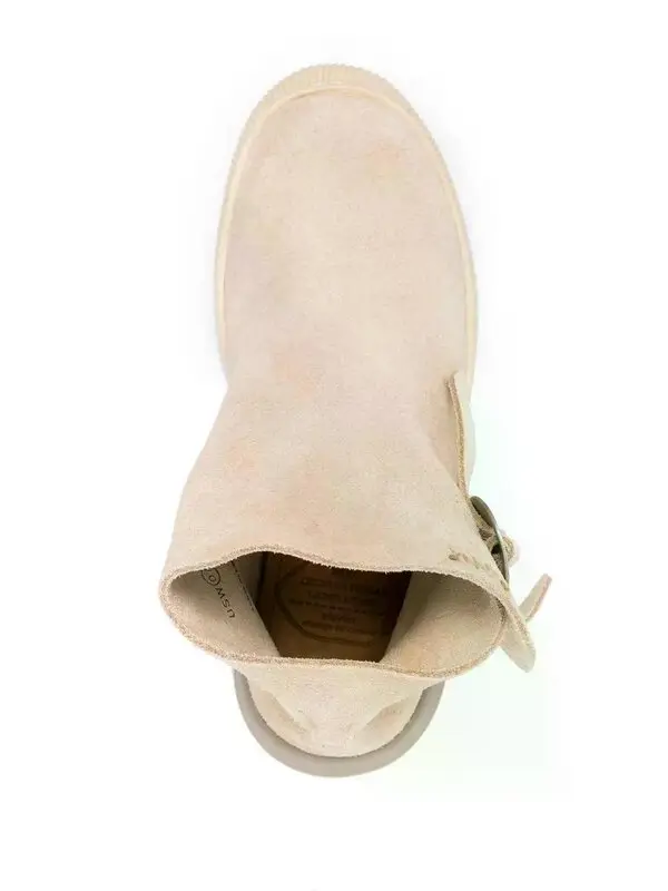 Visvim Gila Moc Mid Ii-folk Suede Sneakers