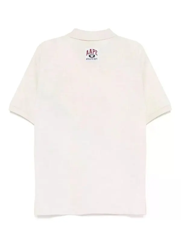 AAPE BY *A BATHING APE Moonface Logo Polo Shirt
