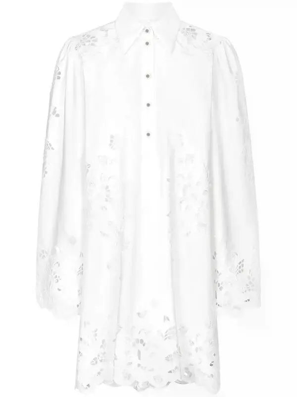 Dolce & Gabbana Cut-out Shirt Mini Dress