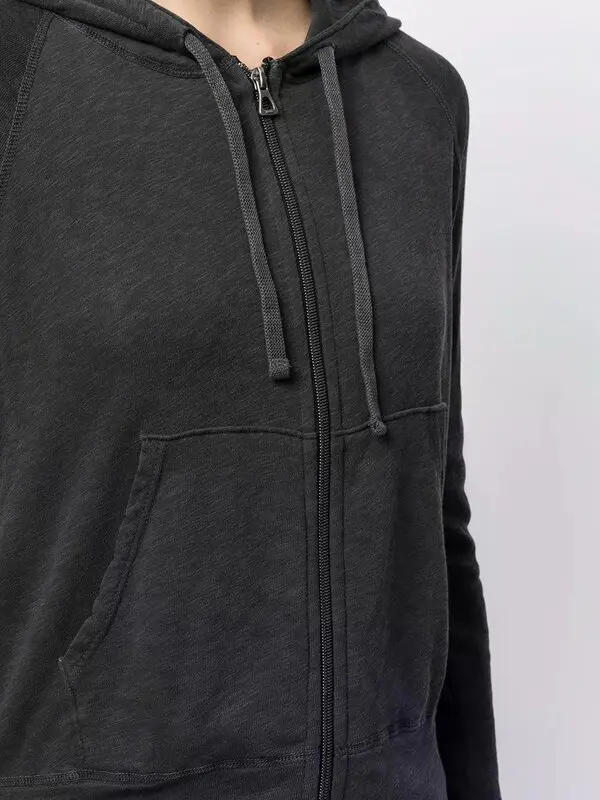 JAMES PERSE Fleece Drawstring Hoodie - Grey