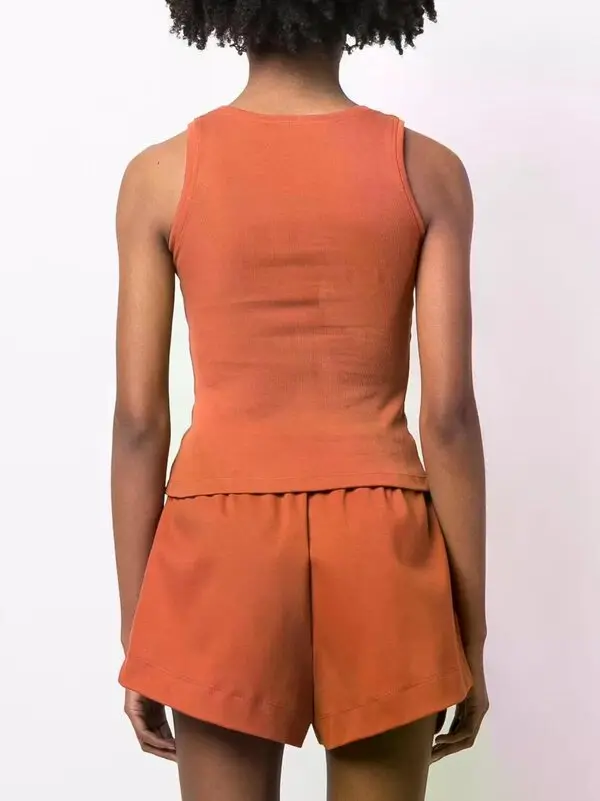 STYLAND Slim-cut Tank Top - Orange