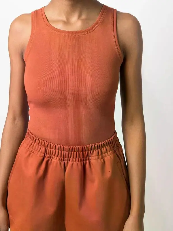 STYLAND Slim-cut Tank Top - Orange