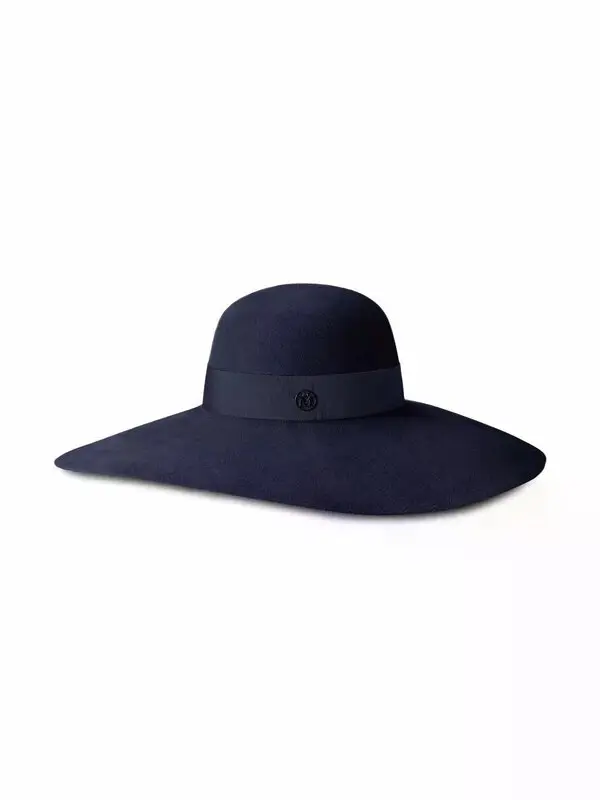 MAISON MICHEL Blanche Fur Felt Hat - Blue