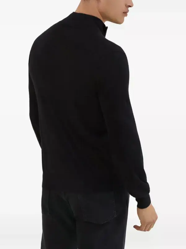 Brunello Cucinelli Zip-up Knitted Cashmere Jumper