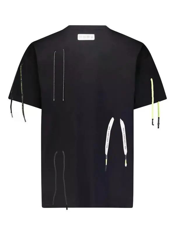 MOSTLY HEARD RARELY SEEN Drawstring-embellished Cotton T-shirt