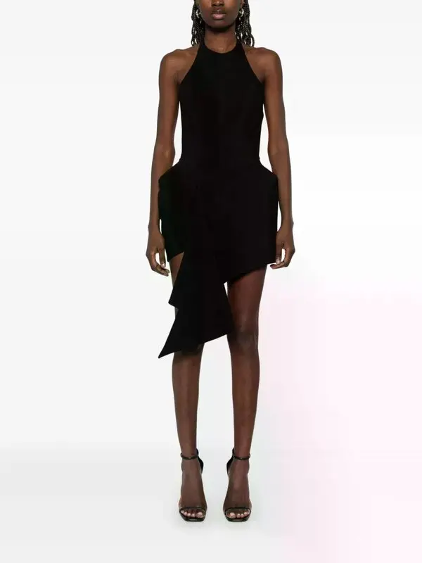 MUGLER Asymmetric Tailoring Mini Dress