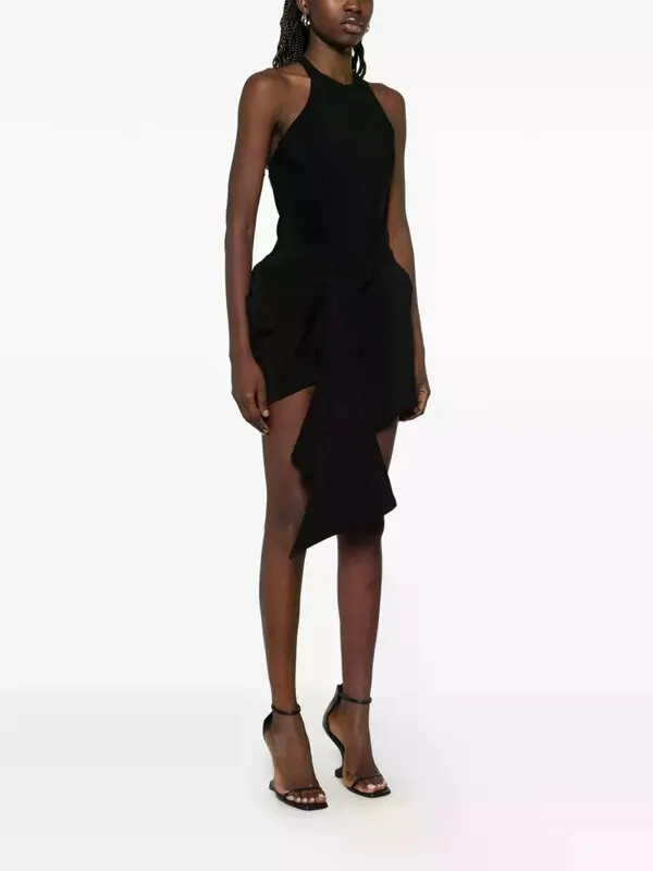 MUGLER Asymmetric Tailoring Mini Dress