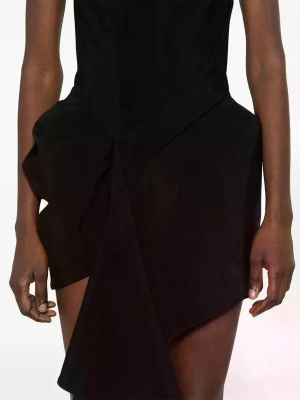 MUGLER Asymmetric Tailoring Mini Dress