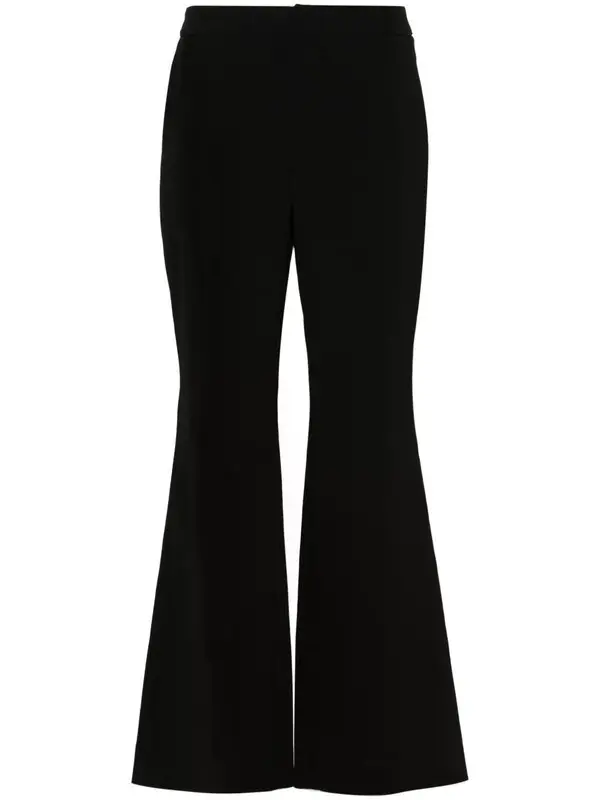 Balmain Flared Crepe Trousers