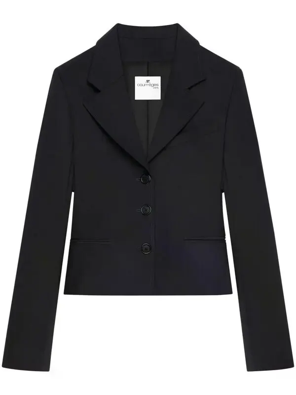 COURREGES Tailored Blazer - Black