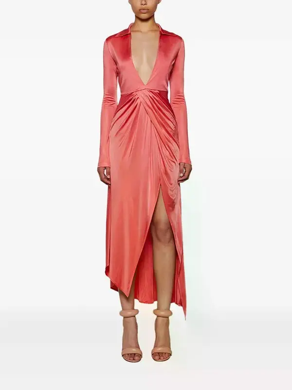 Givenchy Draped Midi Dress