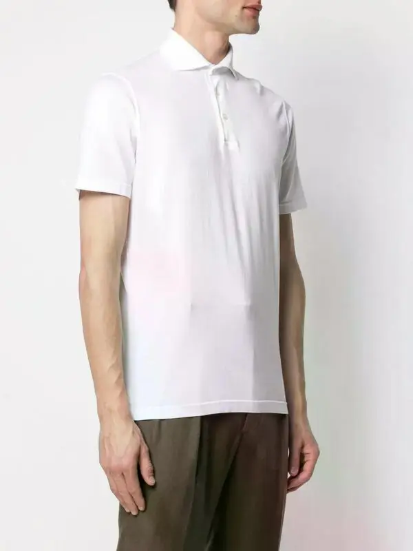 Fedeli Short-sleeved Cotton Polo Shirt