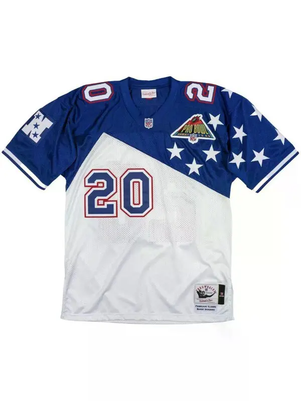Mitchell & Ness Nfc 94 Barry Sanders Nfl Authentic Jersey T-shirt - Blue