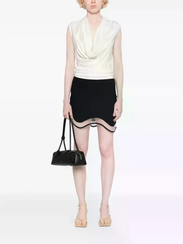 NENSI DOJAKA Heartbeat Mini Skirt - Black