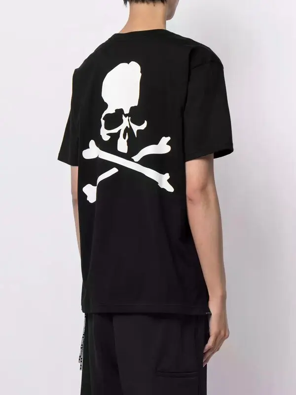 MASTERMIND WORLD Multi-logo Print T-shirt - Black