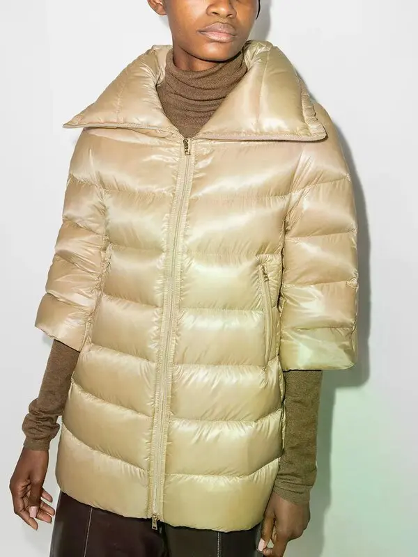 Herno Cleofe Padded Coat - Neutrals