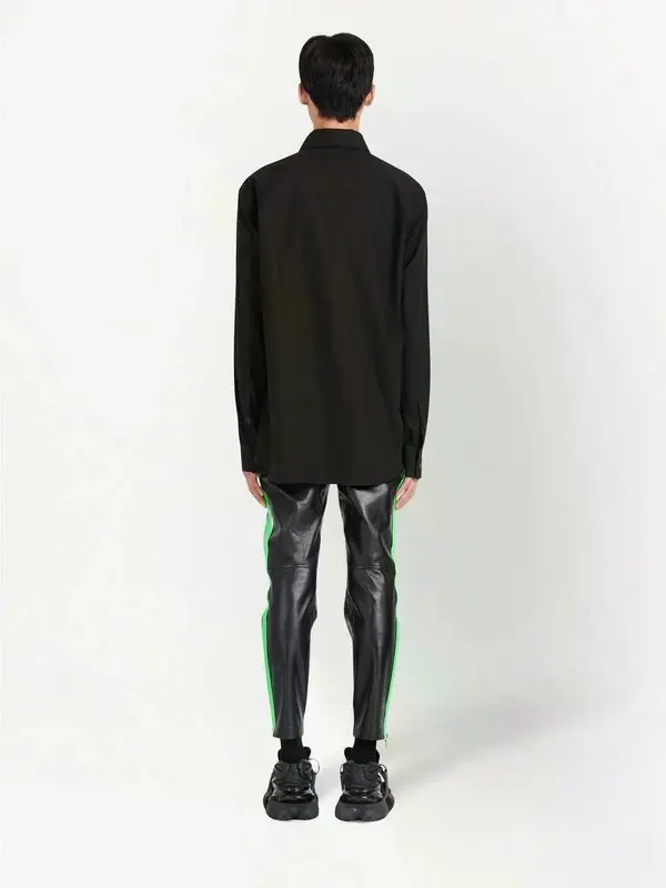 Balmain Zip-up Cotton Shirt