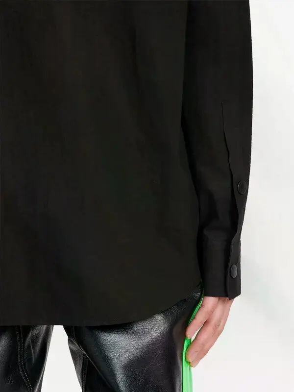 Balmain Zip-up Cotton Shirt