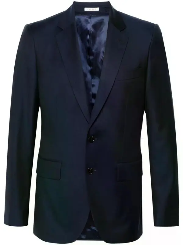 FURSAC Virgin Wool Blazer - Blue