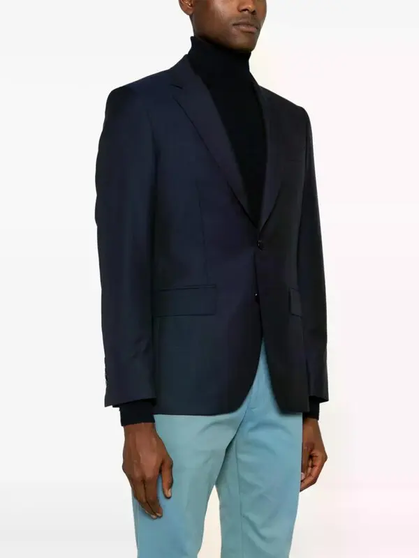 FURSAC Virgin Wool Blazer - Blue