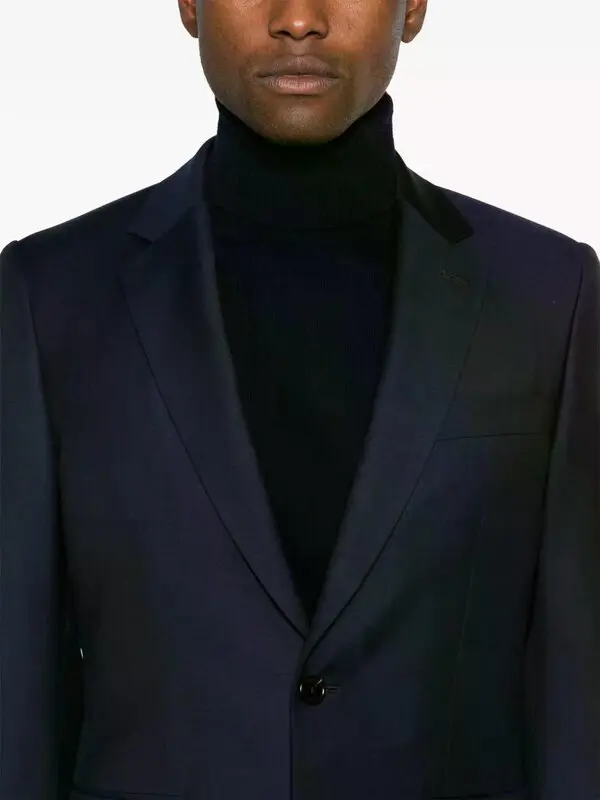FURSAC Virgin Wool Blazer - Blue