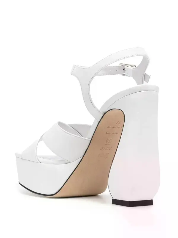 SERGIO ROSSI Platform Sculpted-heel Sandals