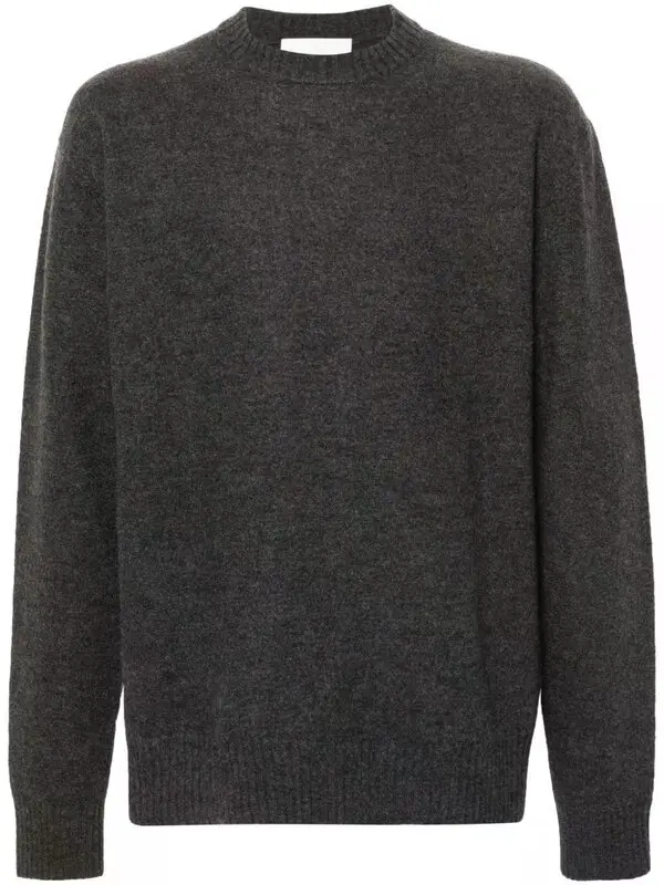 JIL SANDER Crew-neck Wool Jumper - Grey