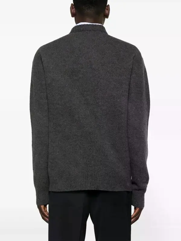 JIL SANDER Crew-neck Wool Jumper - Grey