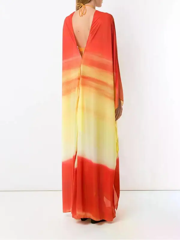 AMIR SLAMA Printed Beach Dress