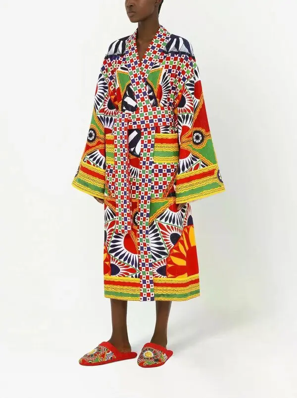Dolce & Gabbana Terry Cotton Bath Robe