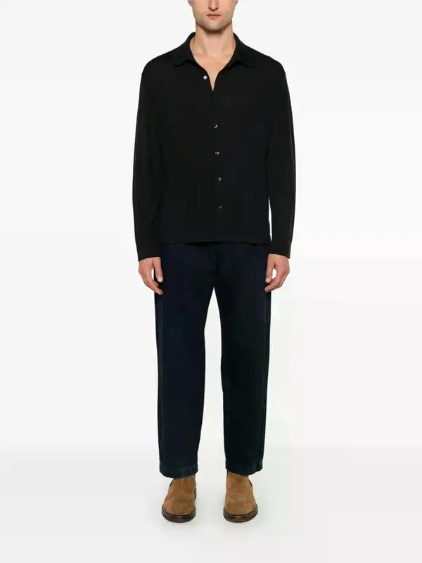 D4.0 Wool Cardigan - Black