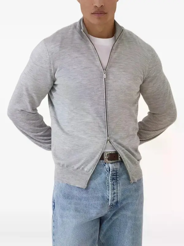 Brunello Cucinelli Cashmere-silk Zip-up Jumper