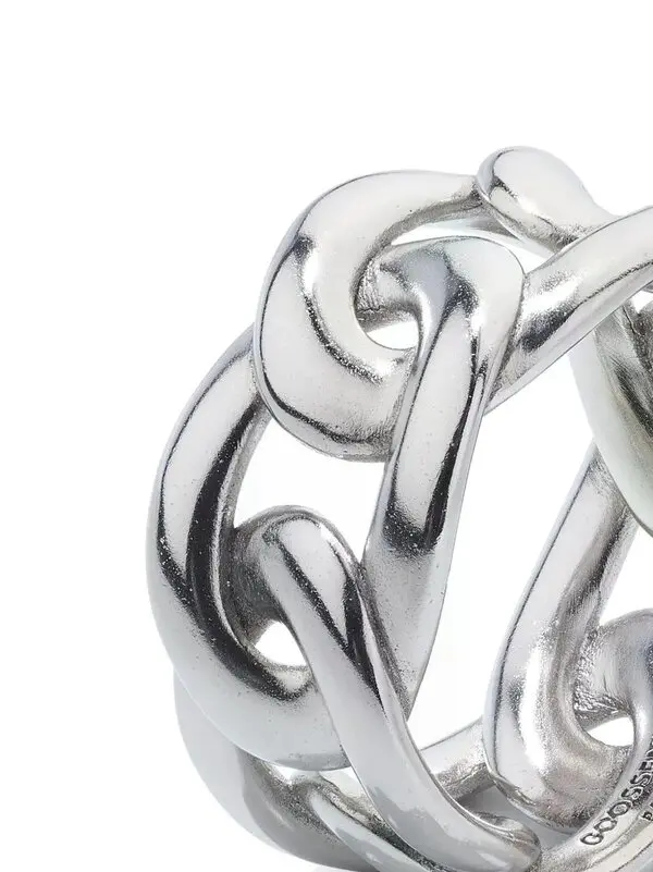 GOOSSENS Lhassa Chunky-link Ring - Silver