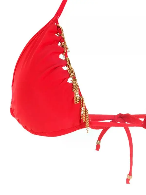 AMIR SLAMA Chain-link Triangle Bikini Set