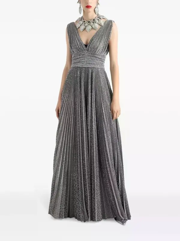 Dolce & Gabbana Plissé-effect Gown